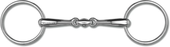 Snaffle Bit, Double Jointed, Solid | bol