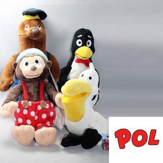 Dieren Knuffels van Stripboek Pol / polletje - beer - pinguin ...