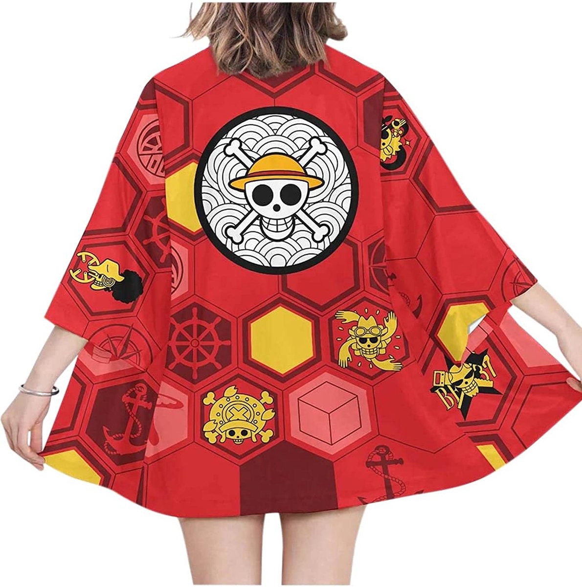 One piece cape - One size - Cosplay - Cloak - Luffy - Zoro - Kleding ...