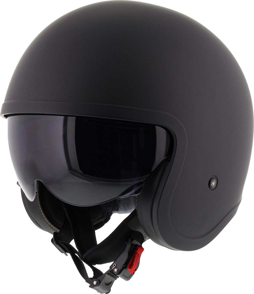 LS2 OF599 Spitfire Single Mono Mat Zwart Jethelm - Maat L | bol.com