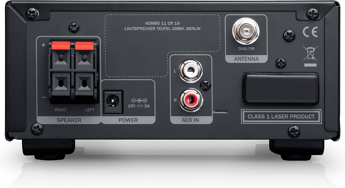 Teufel KOMBO 11 - Micro stereo-installatie met hifi-sound - DAB+ radio ...