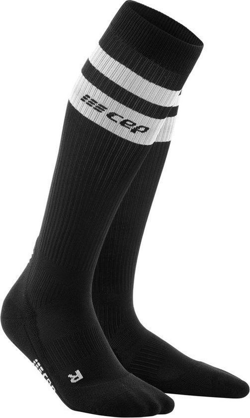 CEP 80s Compressiekousen - Zwart/wit - Dames maat III | bol.com