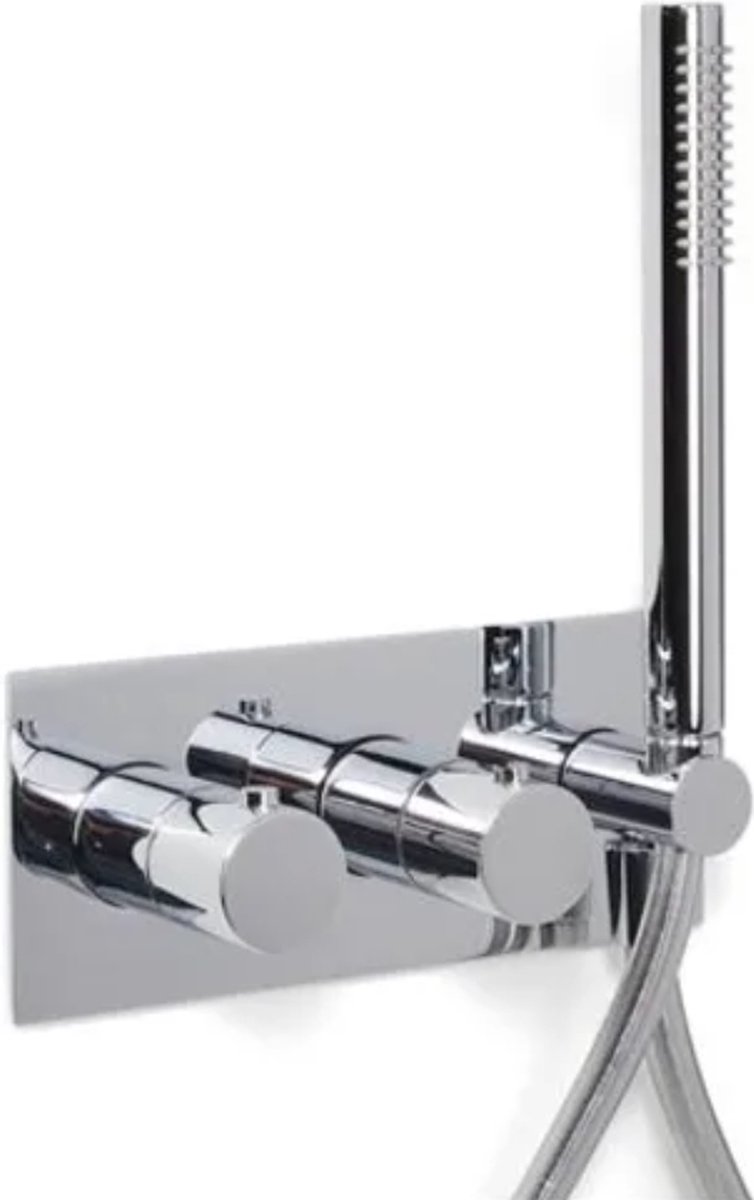 Blue Label Brondby Doucheset - Inbouw Thermostaat - 2 Stopkranen & Douchegarnituur -... | bol.com
