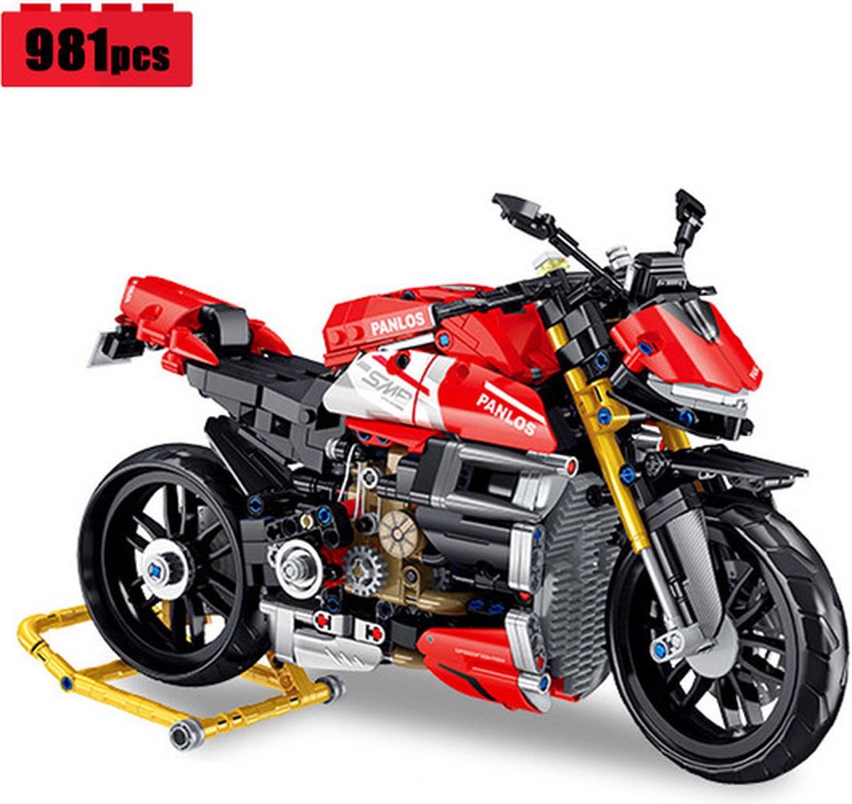 Panlos Brick Race Motor, Bouw stenen, Motoren, Bouwen & Constructie ...