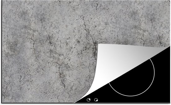 KitchenYeah® Inductie beschermer 76x51.5 cm - Beton print - Muur ...