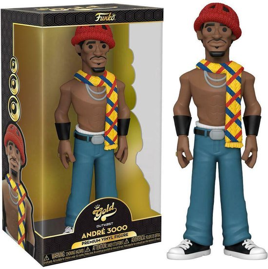 FUNKO PREMIUM VINYL GOLD FIGURE ROCKS OUTKAST ANDRE' 3000 25 cm NEW ...