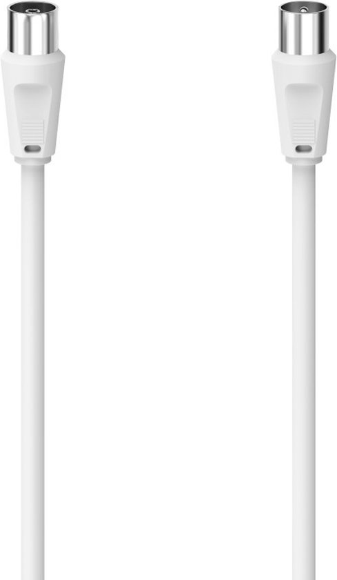 Antenna cable Hama M-H 90DB 1,5 m White | bol