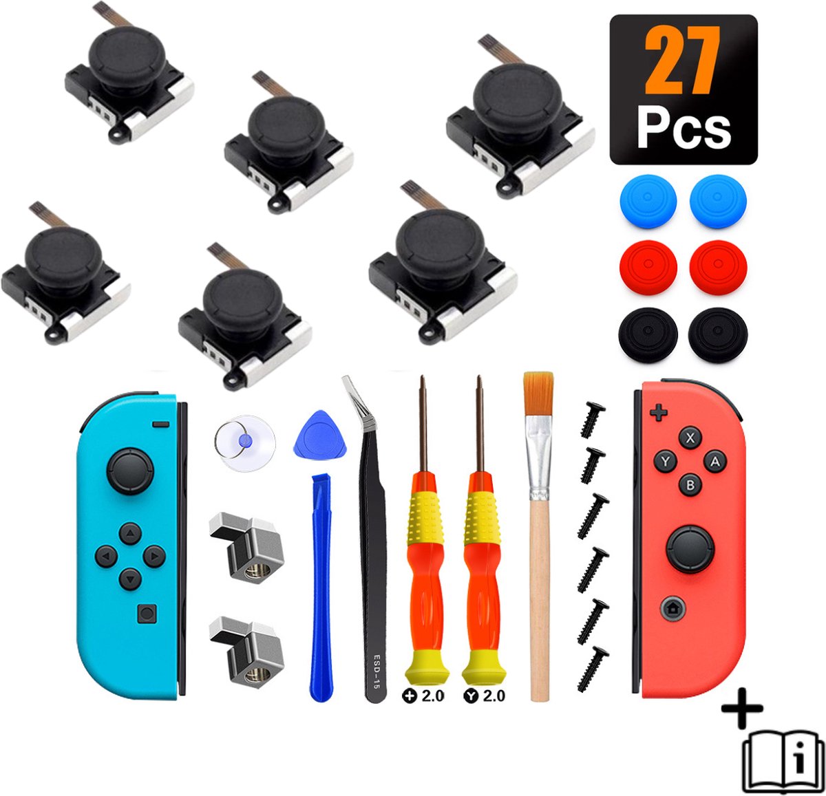 SBE-Trade® | reparatieset inc. Handleiding geschikt voor de Nintendo ...