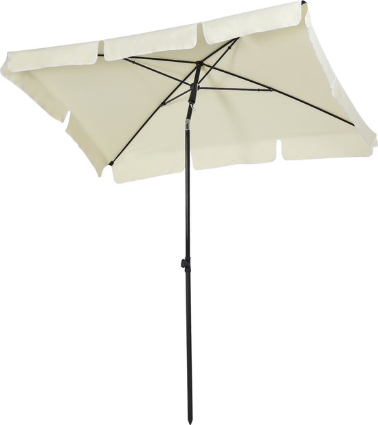 Outsunny Zonnescherm tuinscherm balkonscherm strandscherm marktscherm ...