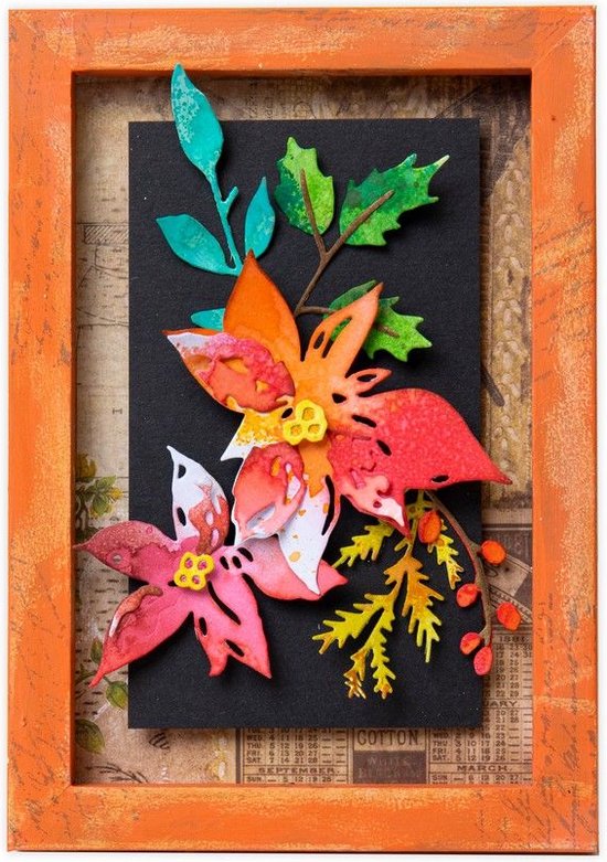 Sizzix Thinlits die set Festive bouquet | bol