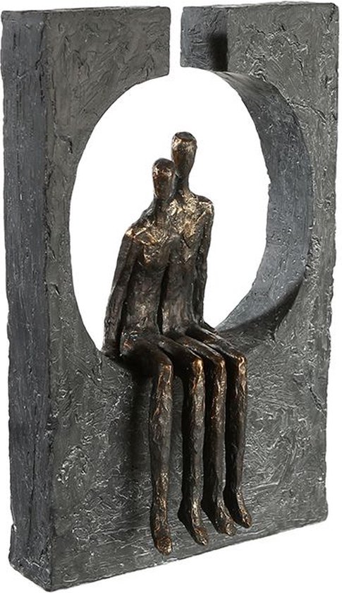 Beeld Koppel - Samen zijn figuur - Brons - decoratief beeld ...