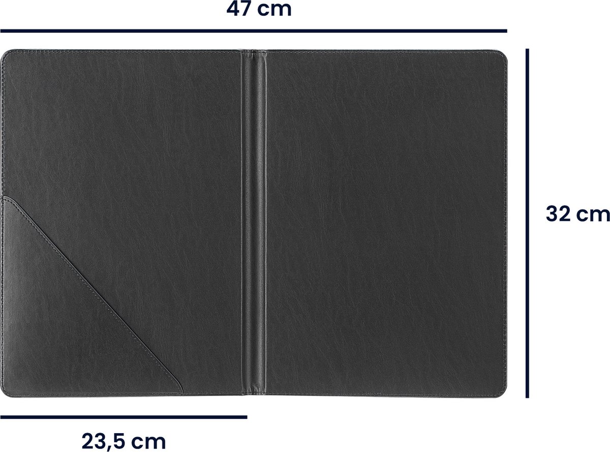 kwmobile documentmap A4 van vilt - Geschikt als schrijfmap ...