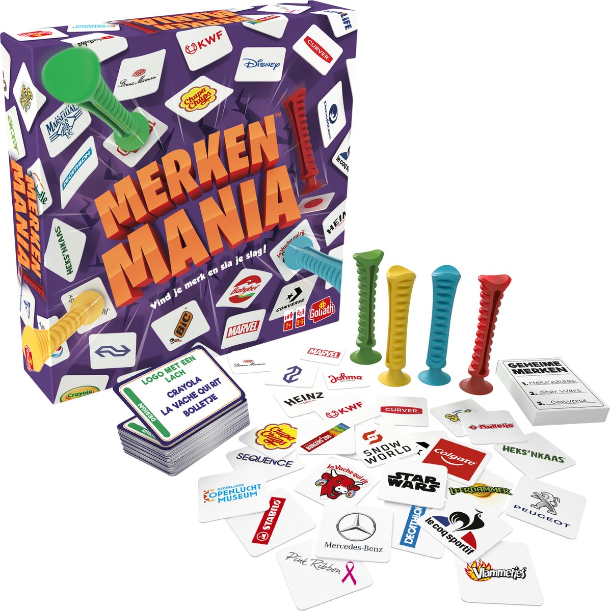 Merkenmania - Kaartspel - Vind je merk en sla je slag! | Games | bol.com