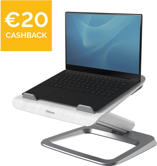 Fellowes laptop standaard Hana - verstelbaar - met USB poort - Wit - 19 ...