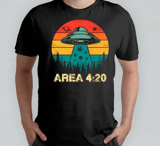 Area 420 - T Shirt - Sweet - Green - Groen - Blunt - Happy - Relax ...