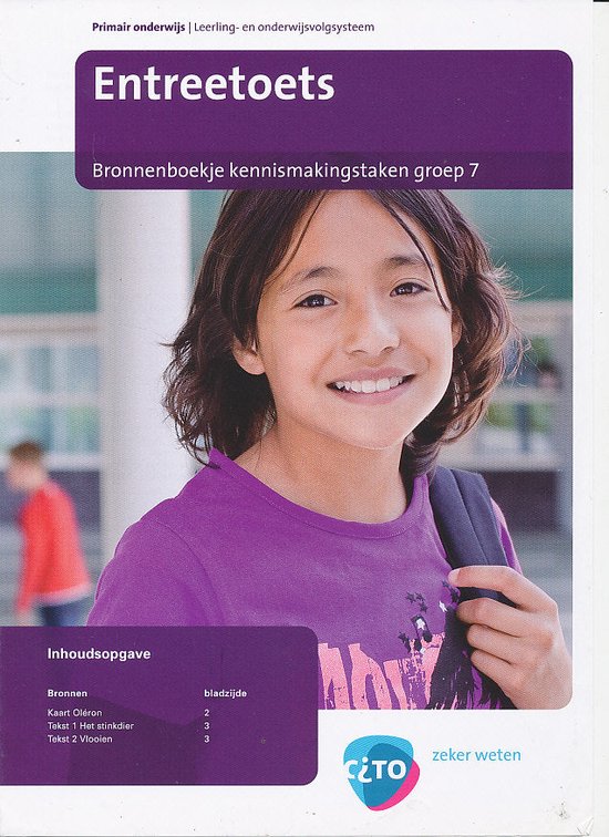 Entreetoets CITO bronnenboekje kennismakingstaken groep 7 ...