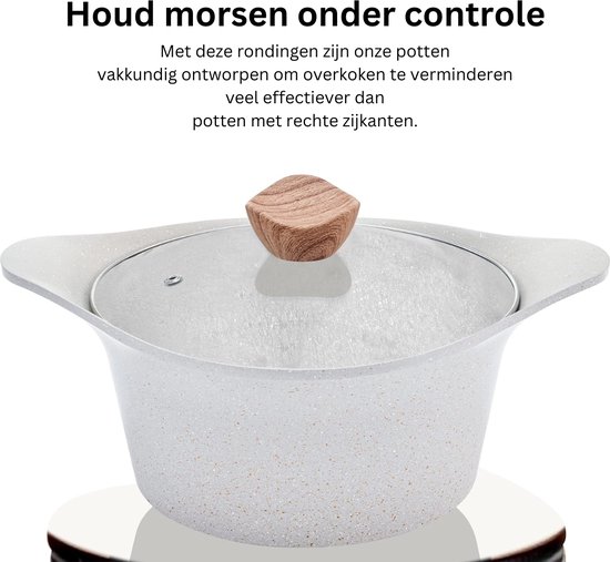 2-delige Pannenset - Braadpannen met Accessoires - Kookpotten - 24 ...