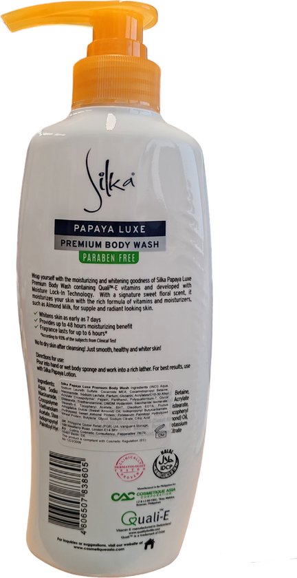 Silka Skin premium whitening body wash 500 ml | bol