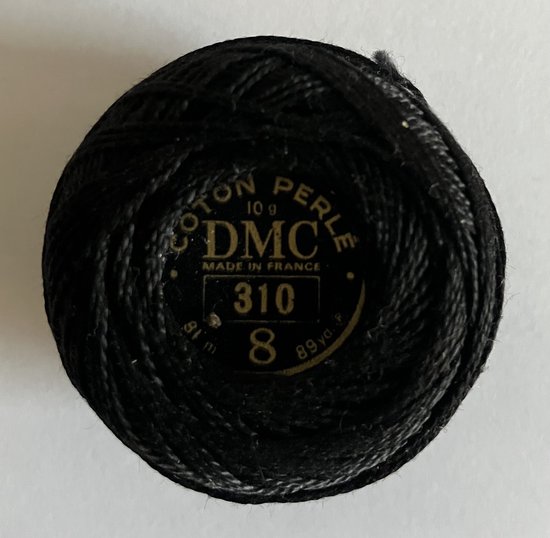 DMC cotton perle dikte 8 10 gram kleur 310 | bol