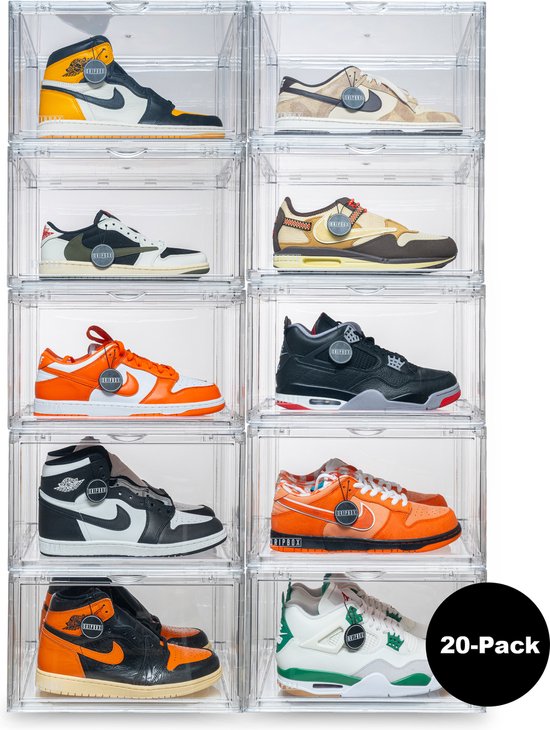 Dripbox - Sneakerbox - Acryl - 20 stuks - Doorzichtig schoenen ...
