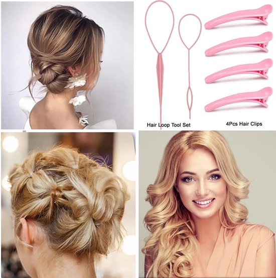 FA-VE Slick Back Styling Set - 10 stuks - Slick Back Hair Brush - 4 ...