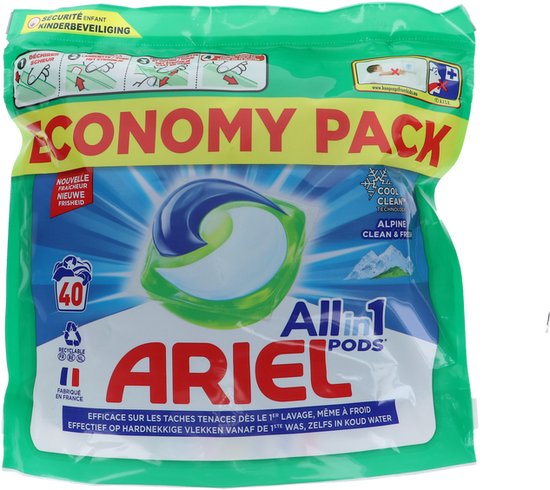 Ariel Pods Allin1 Alpine- 160 pods voordeelverpakking | bol