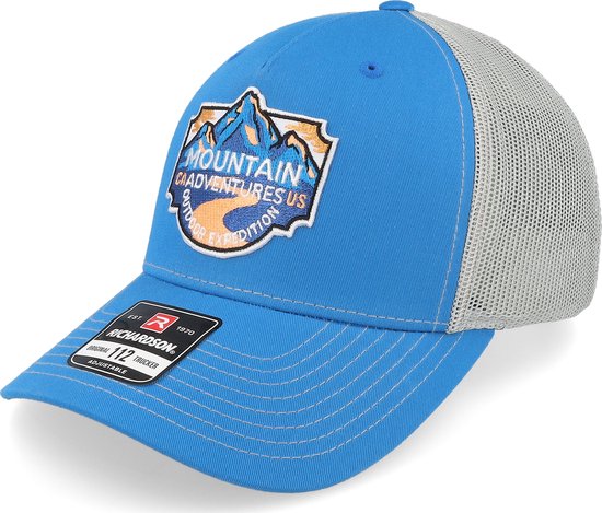 Hatstore- Mountain Adventures Cobalt Blue/Grey Trucker - Wild Spirit ...