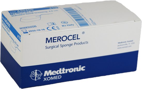 Merocel std neustampon 4,5cm (440400)- 2 x 10 stuks voordeelverpakking ...