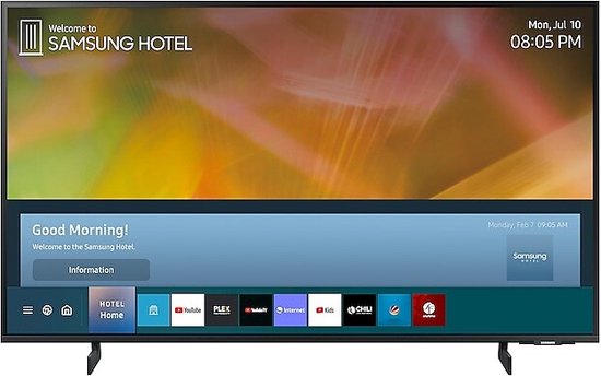 Samsung HG55AU800EU - 55" 4K Ultra HD Smart TV | bol