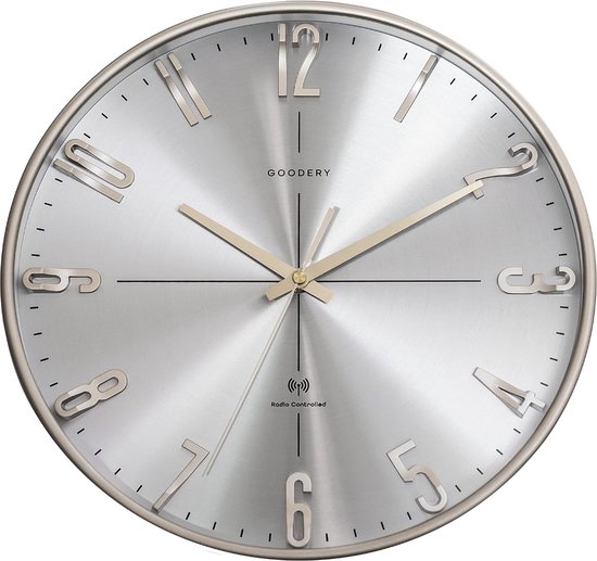 Stellar Draadloze wandklok 30 cm - Grote Wandklok - Wandklok modern ...