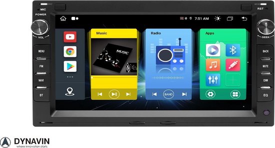 Dynavin Navigatie geschikt voor volkswagen touareg / multivan android ...