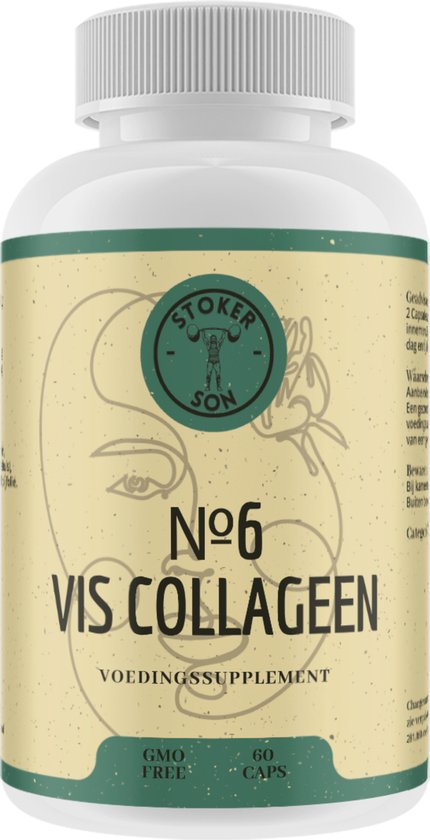 Stokerson №6 Viscollageen - Huid- Haar- Hyaluronzuur- Peptan F | bol