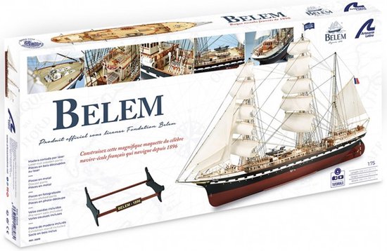 Artesania Latina Belem - Houten modelbouw schip - Schaal 1/75 - Grote ...