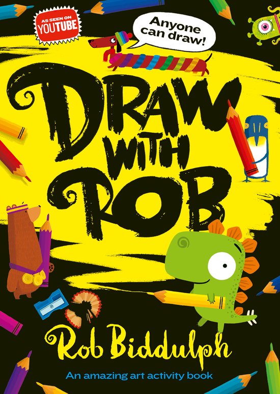 Draw With Rob, Rob Biddulph | 9780008419110 | Boeken | bol