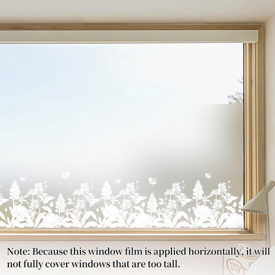 Raamfolie privacy vinyl matte raamfolie lijmvrije glas-in-lood ...