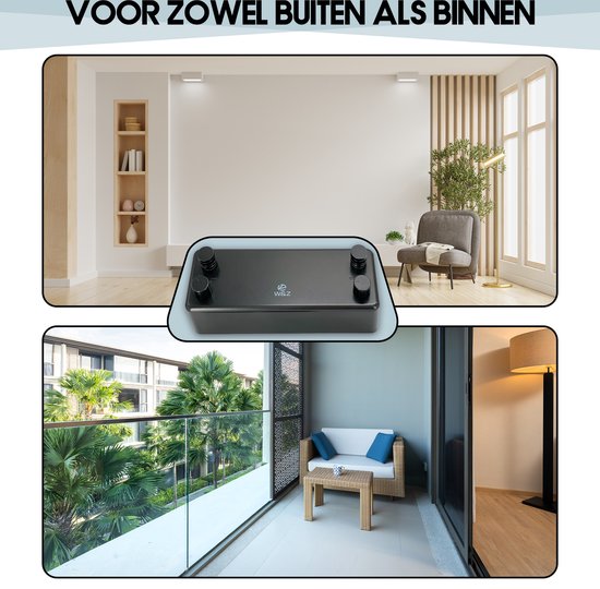 W&Z Waslijn Uittrekbaar - Wasdraad - Wanddroogrek zonder boren- Rol ...