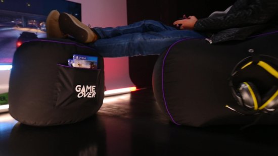 Gaming Zitzak Poef-Voetenbankje Zitzakken-Binnen Woonkamer Beensteun ...