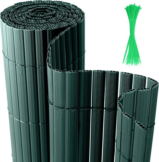 Balkonscherm groen - 300 x 100 CM - Balkondoek, balkon omheining ...