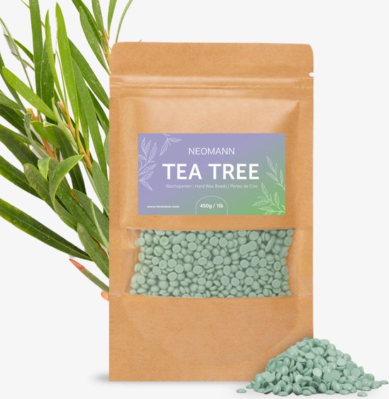 NEOMANN Wax Parels voor Ontharing met Wax 500g - Theeboom Geur - harde ...