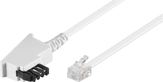 Goobay 68540 telefoonkabel 6 meter Wit | bol