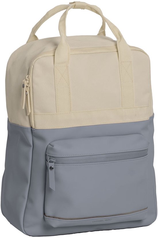 Daniel Ray Providenc Water-Repellent Backpack soft blue/beige | bol