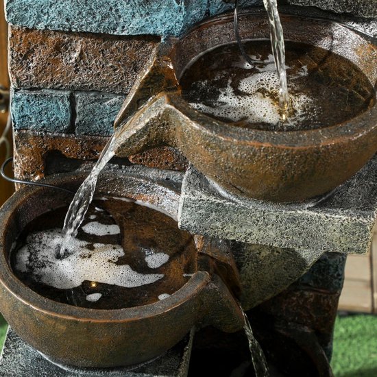 Waterornament - Voor buiten - Tuin - Water Fontein - Waterval Ontwerp ...