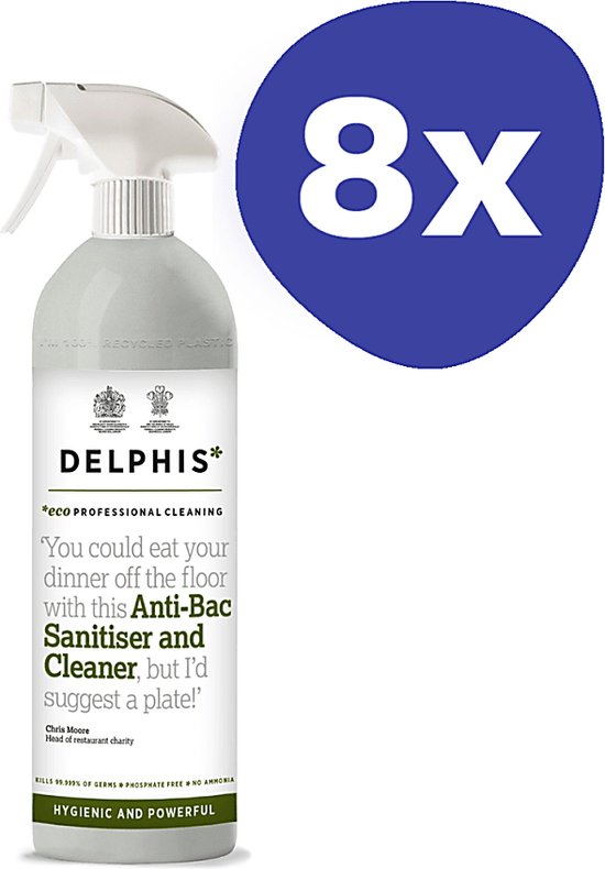Delphis Eco Antibacteriële Keukenreiniger (8x 700ml) | bol