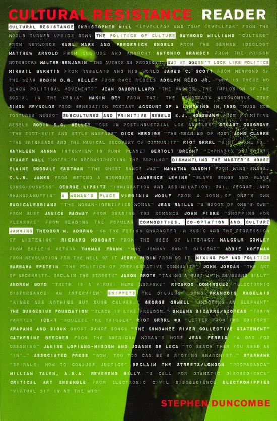 Cultural Resistance Reader, Stephen Duncombe | 9781859843796 | Boeken | bol