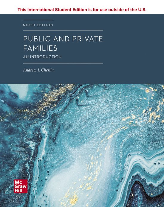 Public & Private Families Intro, Andrew Cherlin | 9781260571394 ...