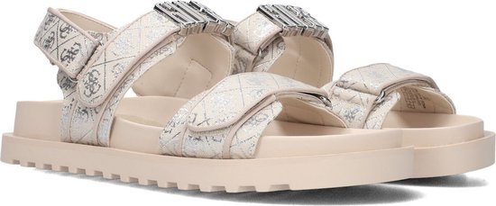Guess Fabelis Sandalen - Dames - Beige - Maat 39 | bol