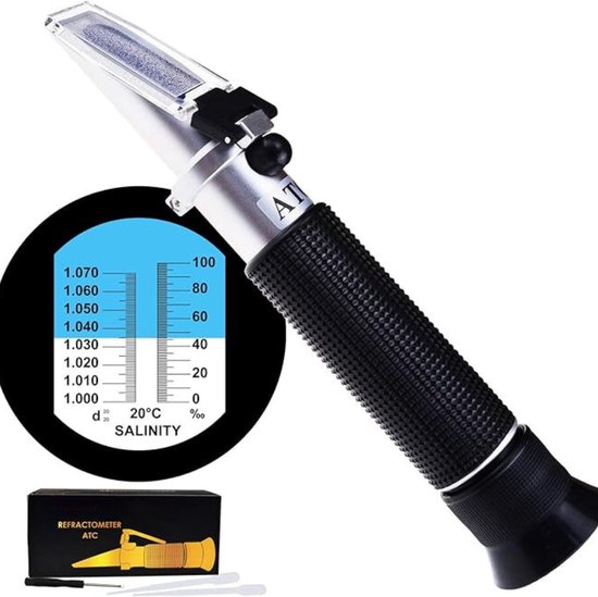 Refractometer - Alcoholmeter - Refractometer Suikerwaarde - Refractometer Alcohol | bol