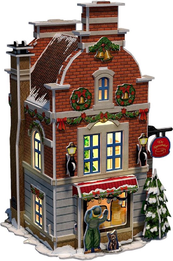 CUBIC FUN Cubic Fun 3d Puzzel Hollandse Kaaswinkel LED (2014100) | bol