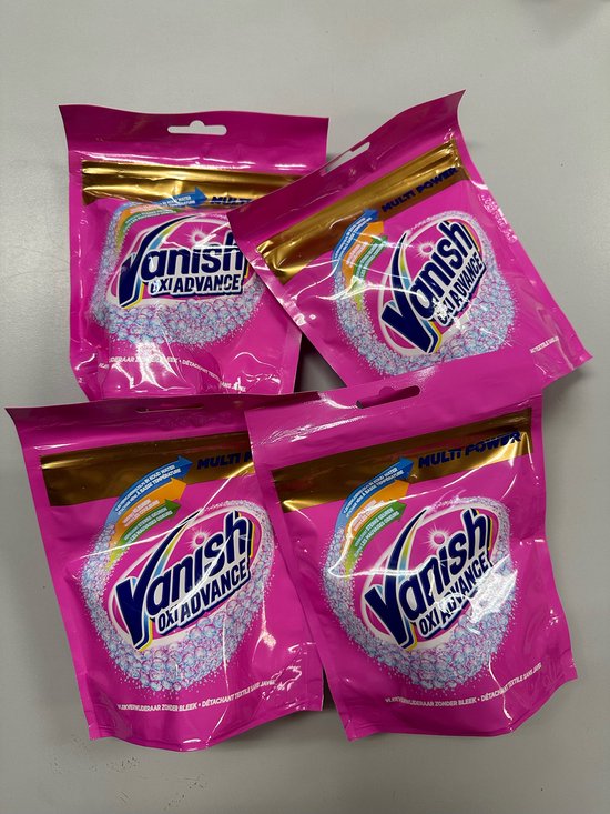 Vanish Oxi Advance Safe Multi Power Vlekverwijderaar Zonder Bleek 4x ...