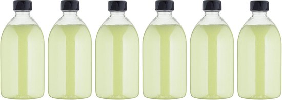 Scrubzout Fresh Ginger - 650 gram - Fles met zwarte dop - set van 6 ...